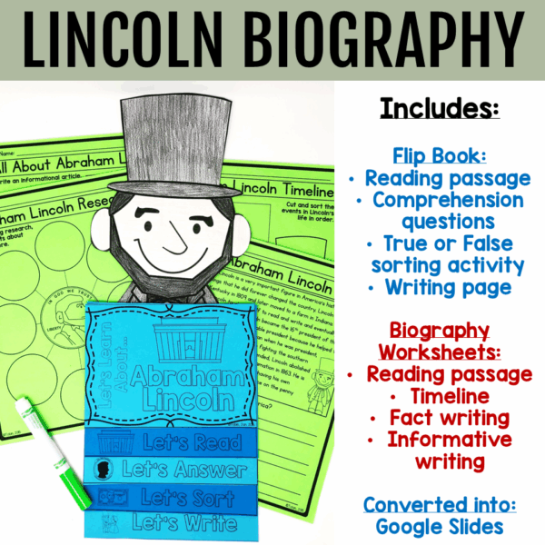 Abraham Lincoln Biography Set