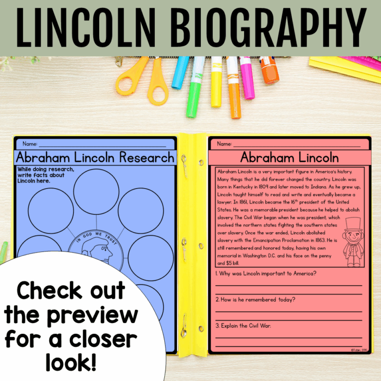 Abraham Lincoln Biography Set