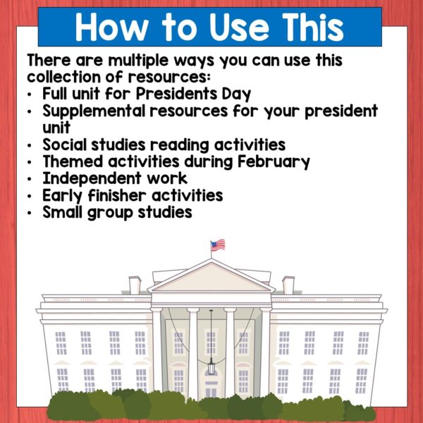 Presidents' Day Mini Unit